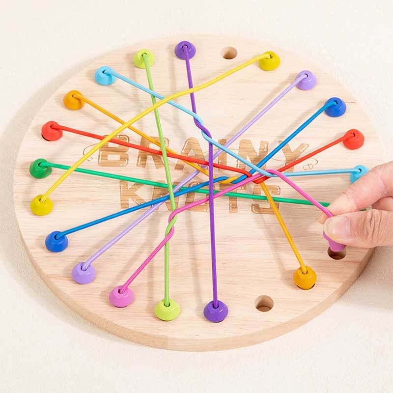 Rope Untangling Game, Twisted Rope Puzzle Game, Untangle Stack Puzzle Sorting Board Game, Brain ...
