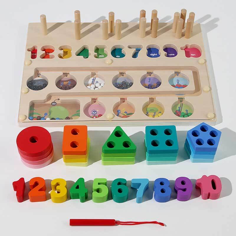 Wooden Quantity Color Classification Toys Set | Shinymarch – shinymarch.com