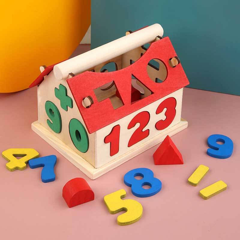 Wooden Numer House for Preschooler | Shinymarch – shinymarch.com