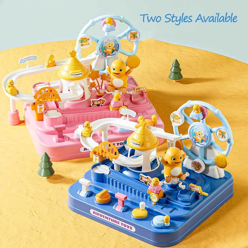 Car Adventure Toy Set with Dino Track - Interactive Playset for Kids ...