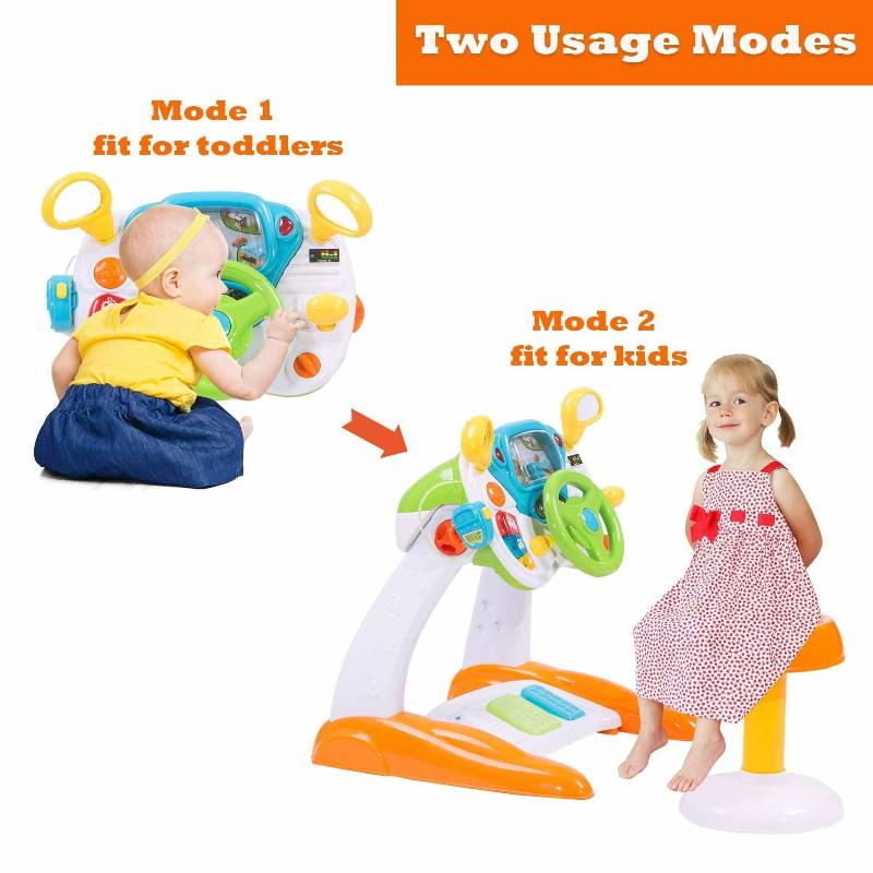 Kids' Driving Car Simulation Toys, Simulated driving toy, Pretend play ...