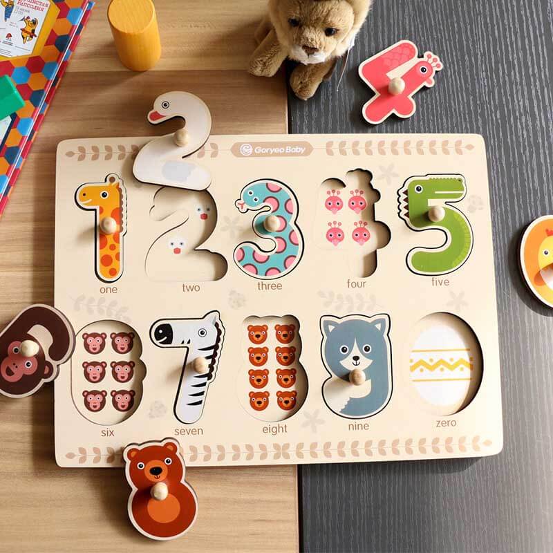 Wooden Number Puzzle – shinymarch.com
