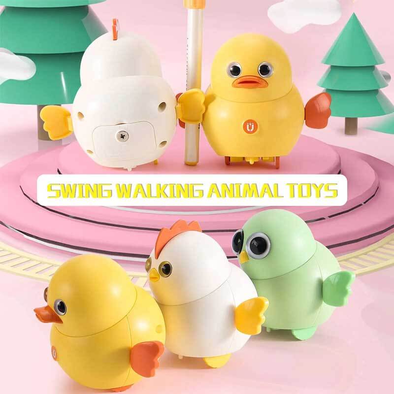 Electric Walking Chick, Funny Magnetic Swinging Squad Toddler Toys Age ...
