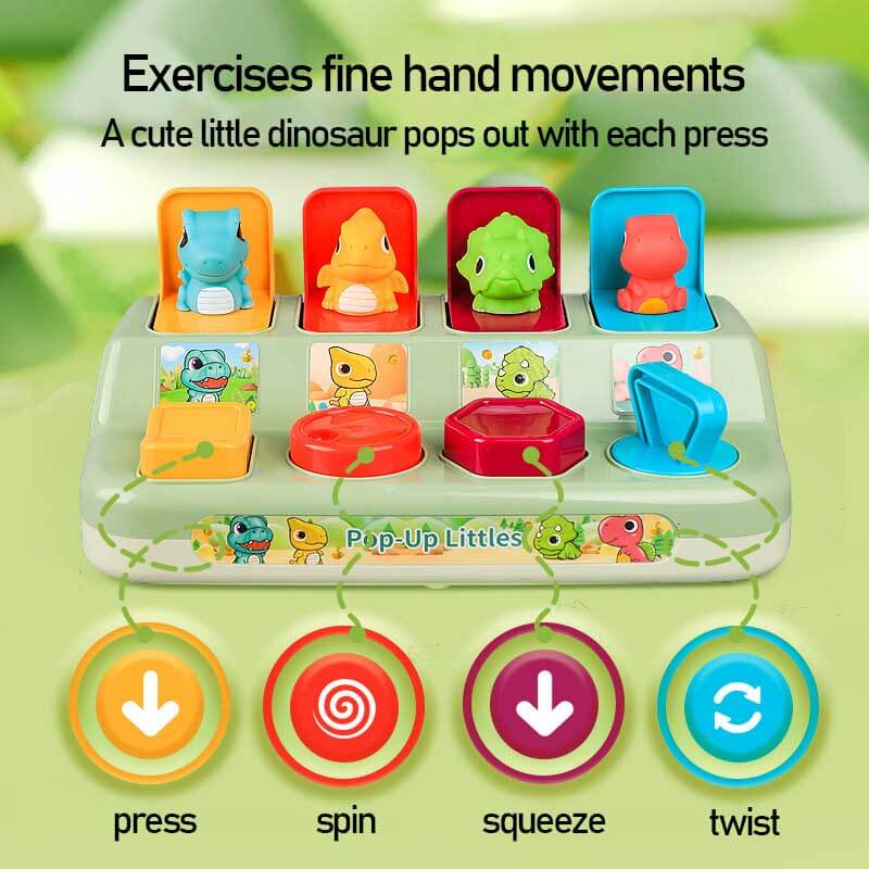 Dinosaur Pop-up Baby Toy | Shinymarch – shinymarch.com